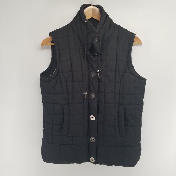 Vanity | Jackets & Coats | Vanity Black Quilted Puffer Vest Size L ...
